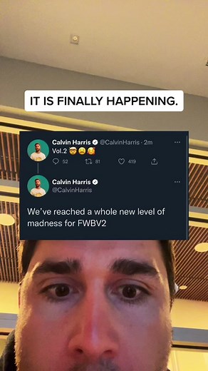 IT IS FINALLY HAPPENING. #beepr #calvinharris #newmusic #frankocean #ScreamItOut #TurboTaxAndRelax #fyp #funkvolume #calvinharrissummer @Calvin Harris