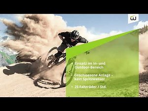 Velobrush | Vollautomatische Fahrradreinigung | WINTERSTEIGER