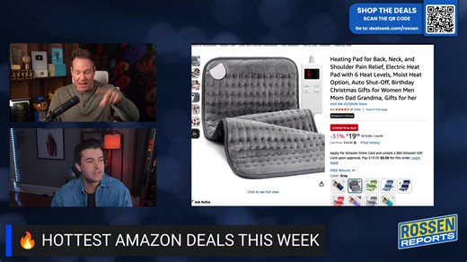 These are the HOTTEST Amazon deals available right now. Our deal hunters scour Amazon nonstop to uncover real price drops, and we only bring you the best deals worth your money this week. No fake discounts. No hype. If it’s here, it’s because it’s a legit deal. Deals change fast. Some won’t last. This episode is sponsored by Cozy Earth. Right now, Cozy Earth is offering a risk-free, 100 night trial and 20% OFF. Click here: https://CozyEarth.com Promo Code: ROSSEN *SHOP THE PRODUCTS FEATURED* htt