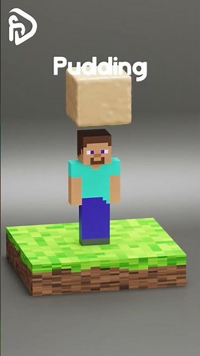 Minecraft-Style Fluid Test | Different Liquids Falling on Steve