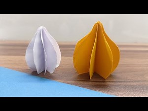 How to make Paper Modak in Ganesh Chaturthi | #modak #origami #craft Diy Paper Modak making ideas