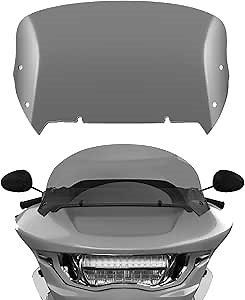 Smoke 12" Wave Windshield Windscreen Compatible for Harley Davidson CVO Road Glide FLHXSE,Road Glide FLHX 2023 2024 Road Glide Accessories