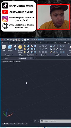 Herramienta Cylinder #autocadtips #autocadtutorial #ingenieriacivil #emprendimiento #arquitectura #construccion