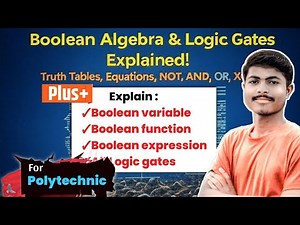 Boolean Algebra & Logic gates | 3rd Sem Diploma