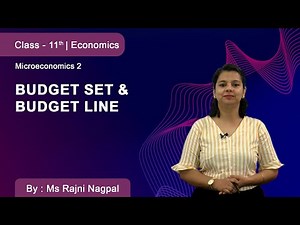 Class 11 | Economics | Microeconomics 2 | Budget Set & Budget Line