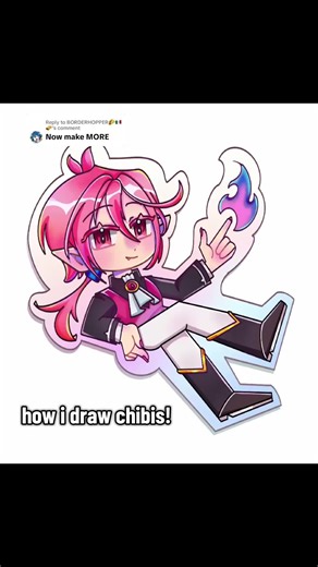 Creating Chibi Art of Iruma and His Soulmate