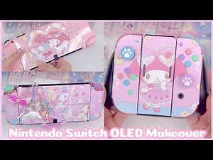 Customizing My Nintendo Switch OLED - Cute Makeover