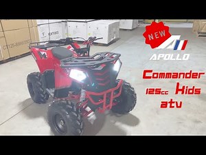 Apollo Commander 125cc Kids ATV Specs and Features | TribalMotorsports.com