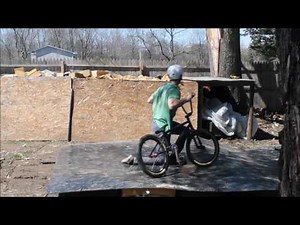 BMX Backflip Flat Attempts