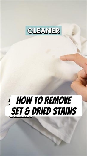 How To Remove Set / Dried Stains #laundry