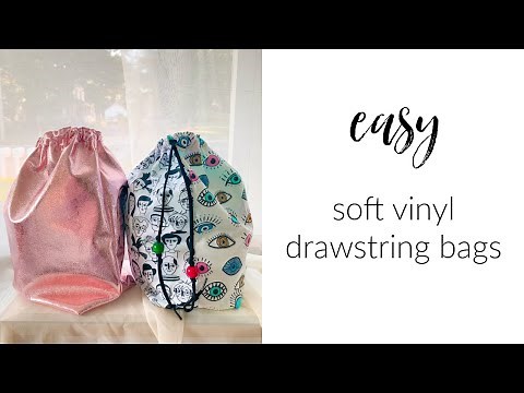 Easy Drawstring Bags - make any size!