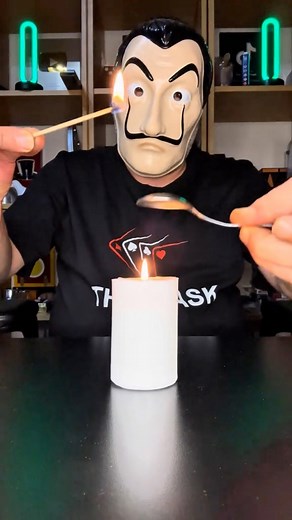 Experiment 🕯️ #experiment #foryou #science | The Mask Magic Tricks Revealed