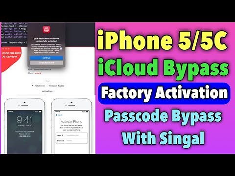 FREE iPhone 5/5C iCloud Bypass with Factory Activation | Bypass Passcode iOS 10.3.4 with Signal |