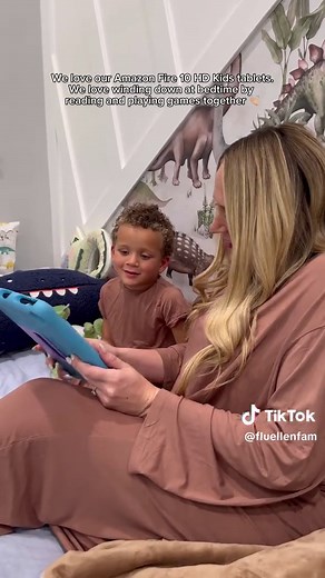 Emmett’s Bedtime Routine with Amazon Fire 10 HD Kids Tablet