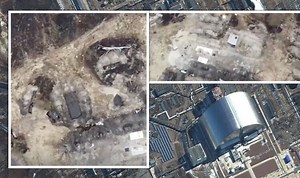 Ukraine: Aerial footage appears to show Russian trenches