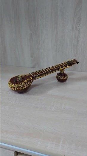 Miniature Veena | DIY | BEST out of waste | creative minds | musical instrument | school project