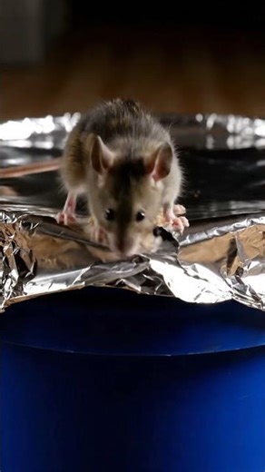 Shocking Mouse walks foil can it b reak