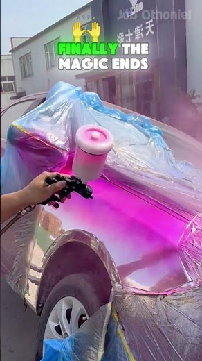 Unique Car Paint Trick You’ve Never Seen! Chrome to Pink!