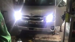 2012 Toyota Hiace Grandia Headlights high/low M10 2in1 Yellow/White LED 45w Bulb Size: H4 Brightness: 12000 Lumens Color: 3000K & 6000k Price: P5500 Only from LED Lights Ph 09285512347 | LED Lights Ph
