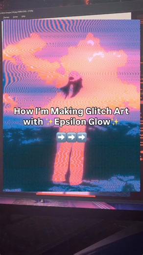 Studio AAA on Instagram: "Epsilon Glow and Waveform dither effect combo = super dreamy VHS style glitch artefacts and bloom ✨✨✨ All made in one software!!!! #designresources #glitchart #designinspo #vfxartist"