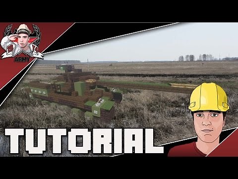 Minecraft: WW2 Iosif Stalin (IS-3) Heavy Tank Tutorial