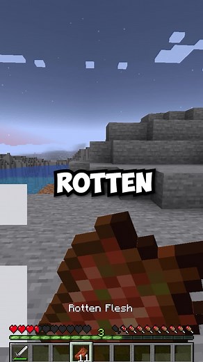 Crafting New Food from Hostile Mob Drops in Minecraft