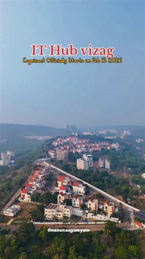 Cognizant to start operations with 800 relocated employees from feb16 2026,full fledged operations on a major 22-acre campus at kapuluppada IT hills is expected around 2029-2033.developed in 3 phases,the permanent facility aims to seat over 8000-10000 proffesionals,focusing on AI and cloud computing with completion Do follow @nenunaagamyam for more updates 😍😍🤌🏻🤌🏻💕 #vizag#visakhapatnam#cognizant#insta#vizagithub | Hareesh Kandepalli
