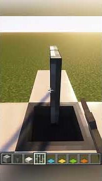 wie baut man ein kleines süßes Karussell in Minecraft | #shorts