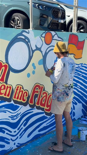 Summer’s nearly here… and Bondi has a fresh new mural! ️ Have you spotted it yet?  Artwork by Inkhunter. Turn on post notifications - more details coming next week.  #StaySafeThisSummer | Waverley Council | Facebook