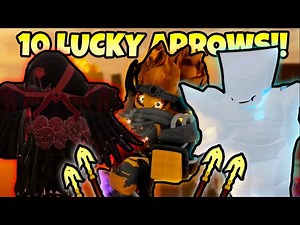 [YBA] Using *10+ LUCKY ARROWS* to get INSANE NEW HW SKINS!!