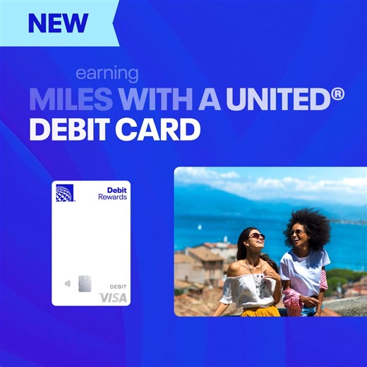 ✨NEW United Debit Rewards Card! Earn real airline miles for your daily swipes. | United