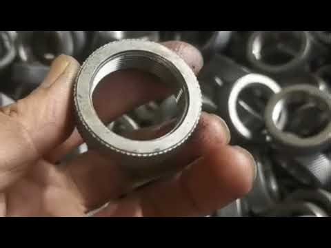 Stainless Steel Cylindrical Flat Head Knurled Nut Hand Screw Mesh Nut