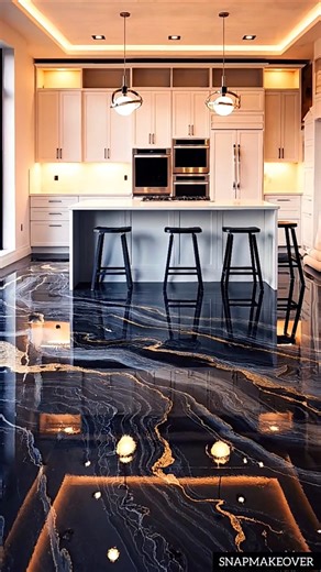 The Most Satisfying Epoxy Floor Installation You'll See #transformation #asmr