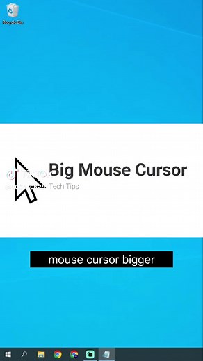 Big Mouse Cursor - Increase your mouse cursor size with this simple steps #fyp #foryou #fypシ #tech #windows #techtips #it #popular #trending #techtok #techtoktips