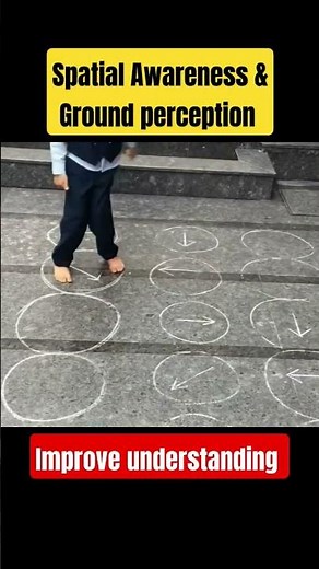 2 activities/improve spatial awareness & ground perception/brain & body coordination#asd#adhd#spd