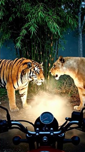 Lion Vs Tiger Fight | Vlog | Travel | Royal Enfield