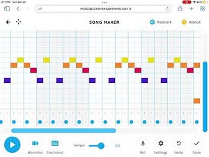 How to make Bad guy in Song Maker Chrome Music Lab (FULL)