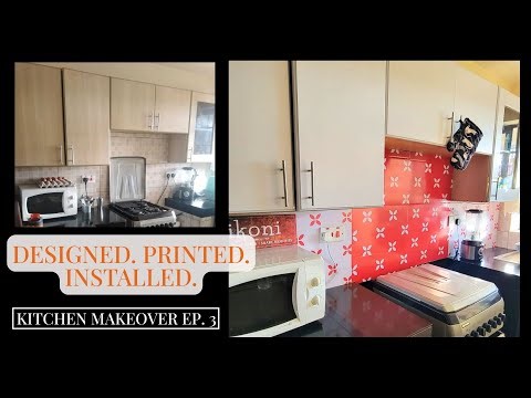 Designing Custom Contact Paper for a Rental Kitchen | Wall & Backsplash Upgrade | Kitchen Makeover 3