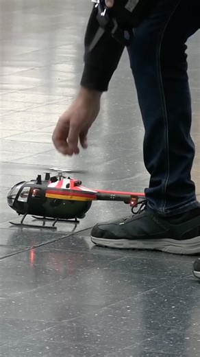 Miniature BO-105 RC Helis Nail a Clean Touchdown!