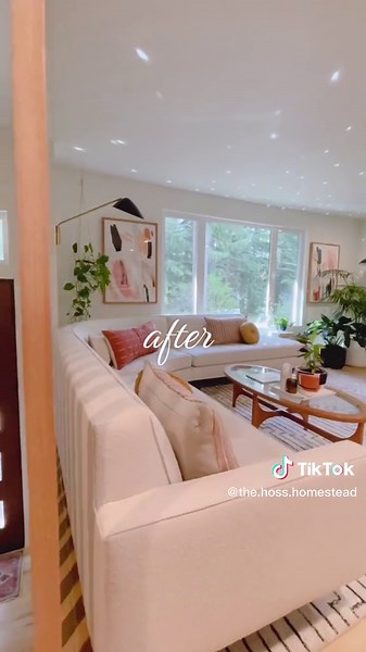 Split Level Entryway Remodel Before and After