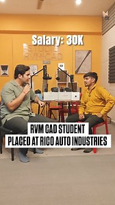 13K views · 294 reactions | From CNC Operator → CNC Setter → Designer ✍️ Our student’s journey into RICO Auto Industries Ltd. (a leading listed company) proves that with the right skills and guidance, growth has no limits!  At RVM CAD, we don’t just train — we create industry-ready professionals with real interview opportunities.  Anything is possible when passion meets the right platform! | RVM CAD | Facebook