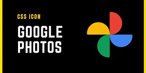 CSS Icon: Google Photos