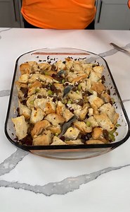 Simple homemade stuffing side dish