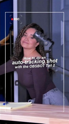 OBSBOT Tail 2 Auto‑Tracking + Auto‑Zoom Shot (Hands‑Free!) #videopodcast