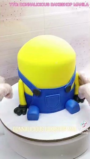 MINION CAKE QUICK TUTORIAL