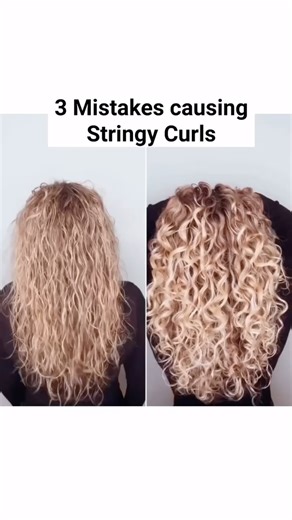 2.4K reactions · 11 shares | How to avoid stringy curls⤵️ 1️⃣start...