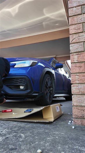 WRX VB full Aero Kit DIY installation part 1 #wrxvb #aerokit #subaru #diyproject #diy