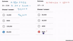Estimating multi-digit multiplication