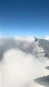 Daytime Flight Experience | Aerial Views from Above the Clouds ☁️✈️ #airplaneview #skyview #clouds