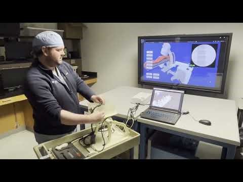 Mixed-Reality C-Arm with Simulated Fluoroscopy